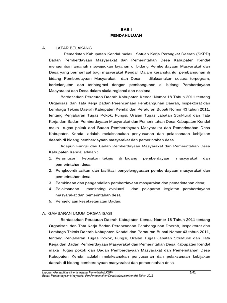 Laporan LKjIP 2016 | PDF