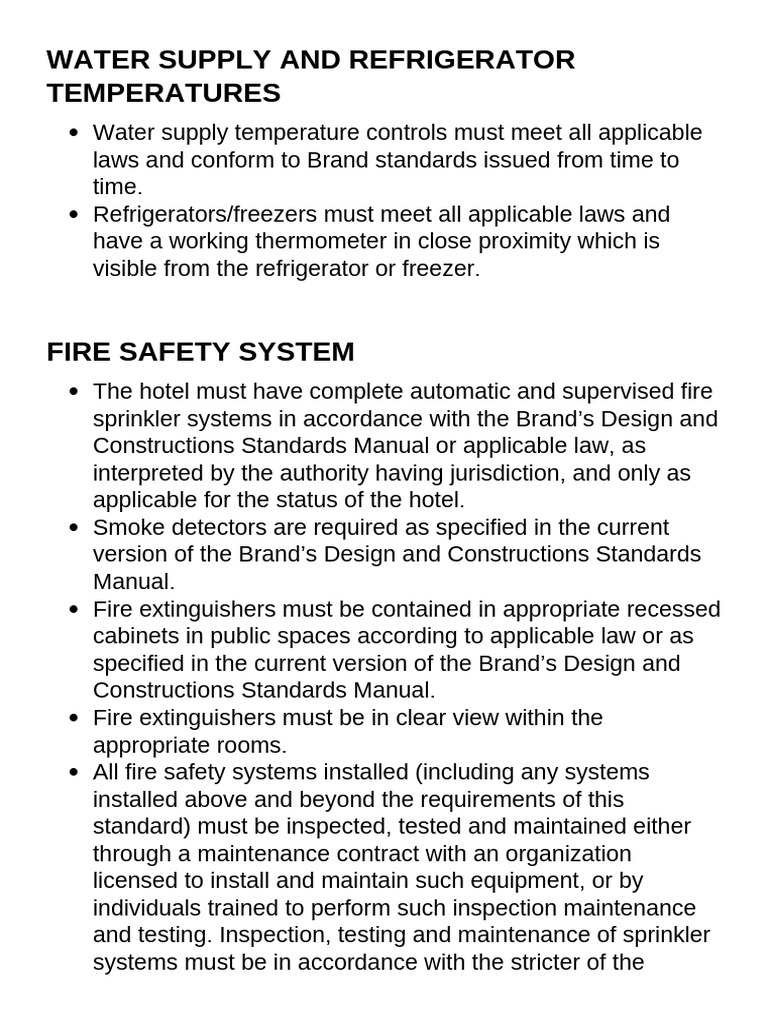 Water Supply & Fire Safety System | PDF