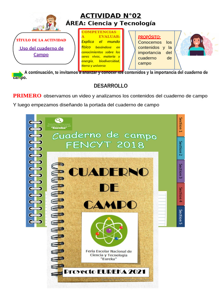 FICHA DE CYT PARA FENCYT-2023 | PDF