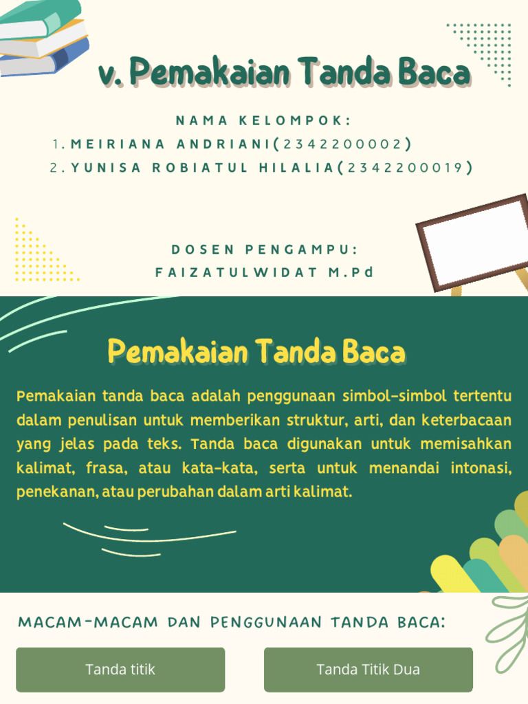 Makalah Pemakaian Tanda Baca | PDF