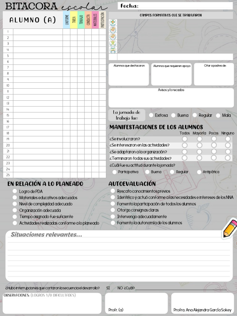 Bitacora 24-25 - Color | PDF