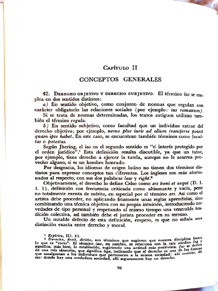 Concepto de Derecho IUS | PDF