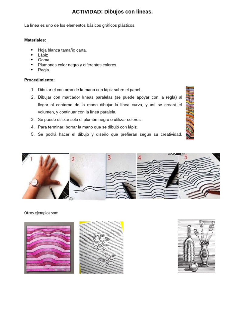 Dibujo Con Lineas | PDF