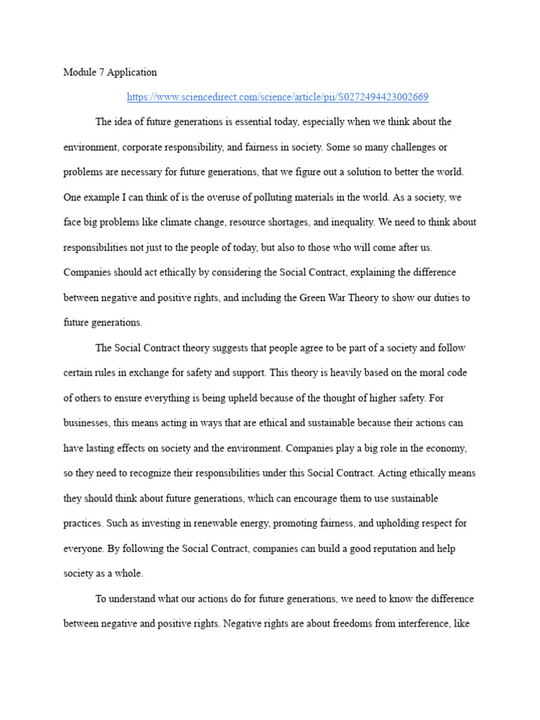 Module 7 Application | PDF