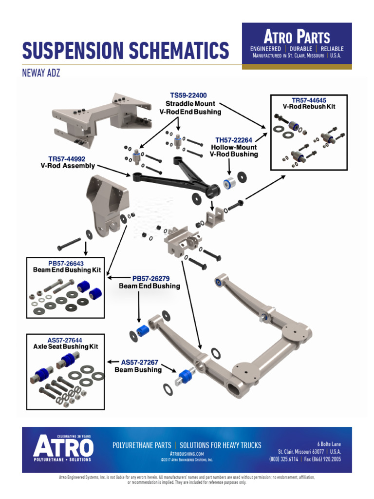 Neway ADZ Suspension Parts Overview | PDF
