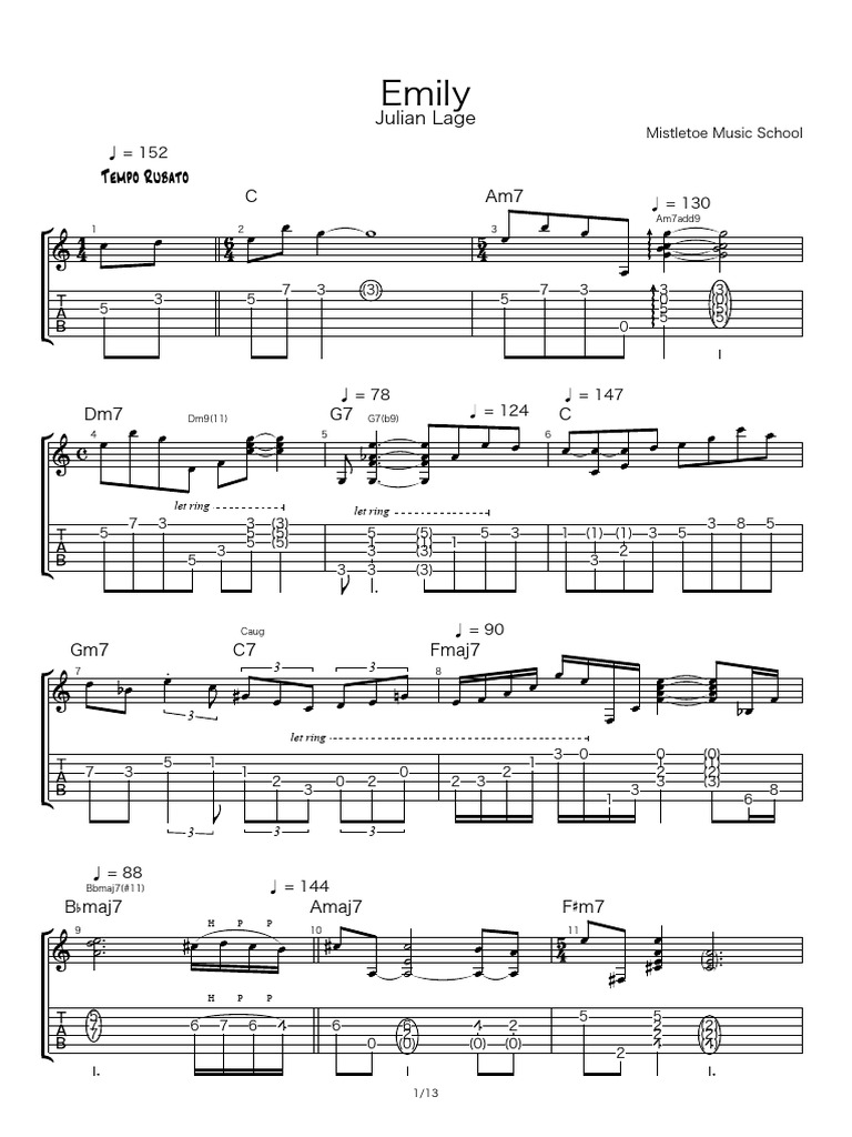 Emily Julian Lage | PDF