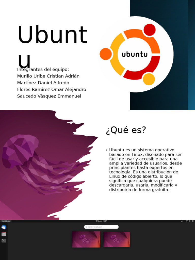 Presentacion Ubuntu 1 | PDF