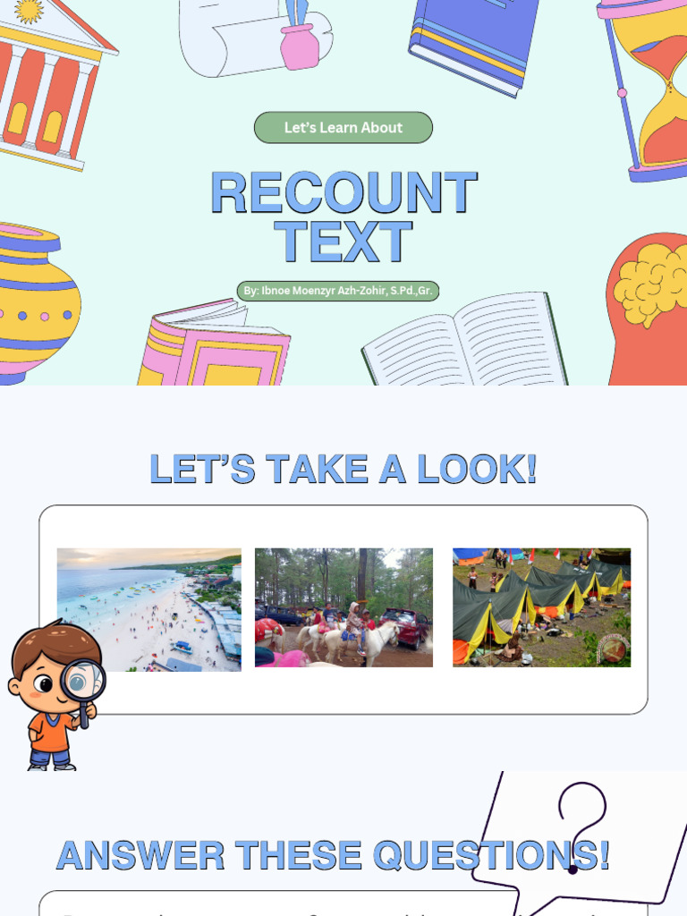 Recount Text Ikm X | PDF
