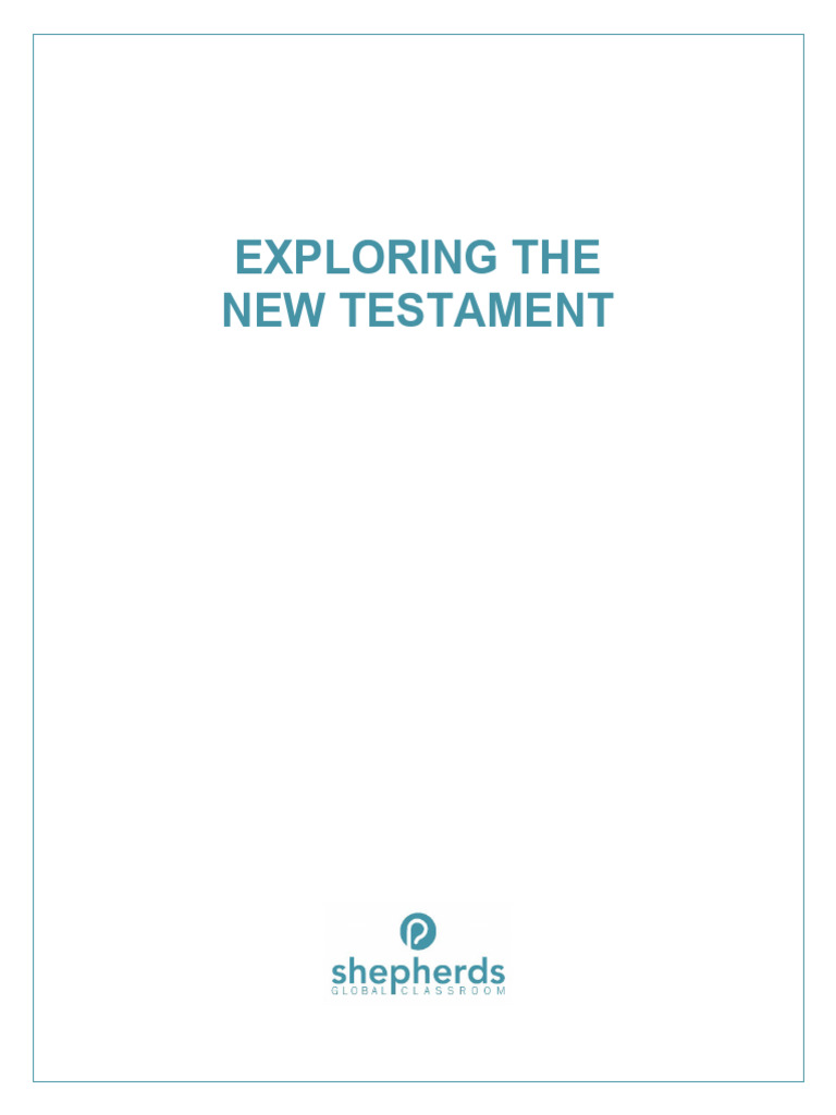Exploring The New Testament-EXNT-2E-en | PDF