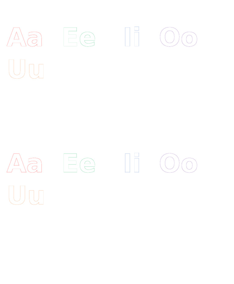 Aa Ee Ii Oo Uu | PDF