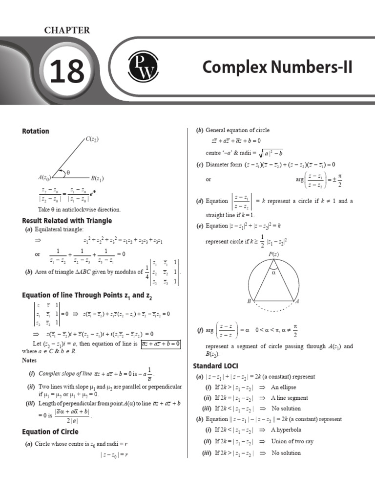 Complex Numbers-II: Rotation | PDF
