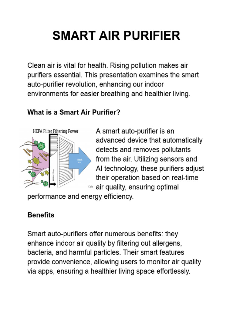Air Purifier | PDF