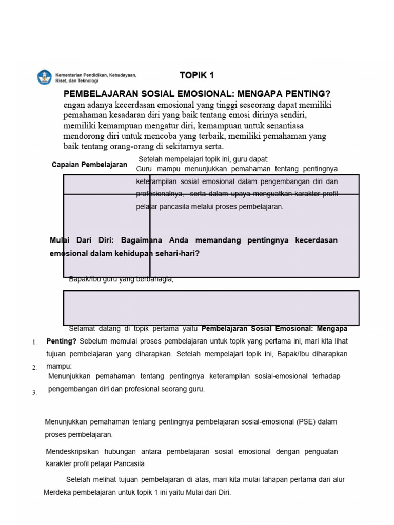 MODUL 2 Topik 1 TEKS 1 | PDF