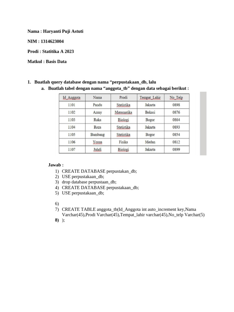 basis Data tgs pert 3 | PDF