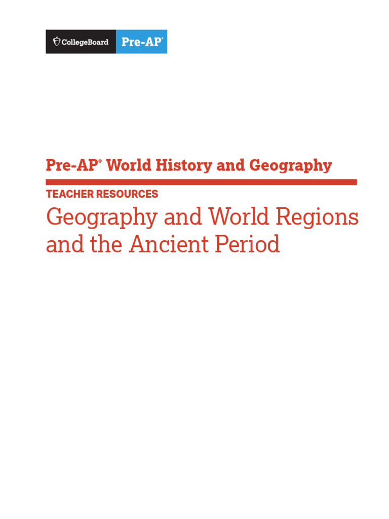 World History and Geography Teacher Resources Geography and World ...