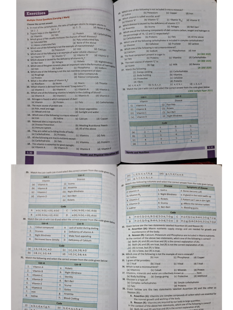 Unit-5 Book Back Exercises | PDF