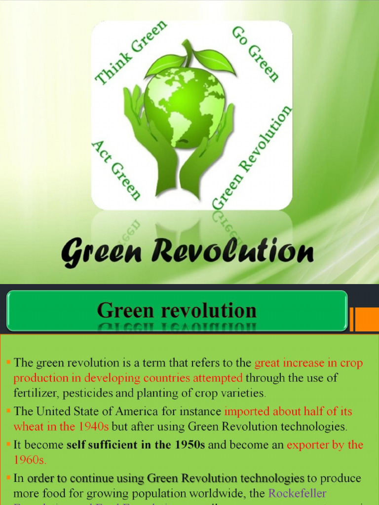 Green Revolution Pic | PDF