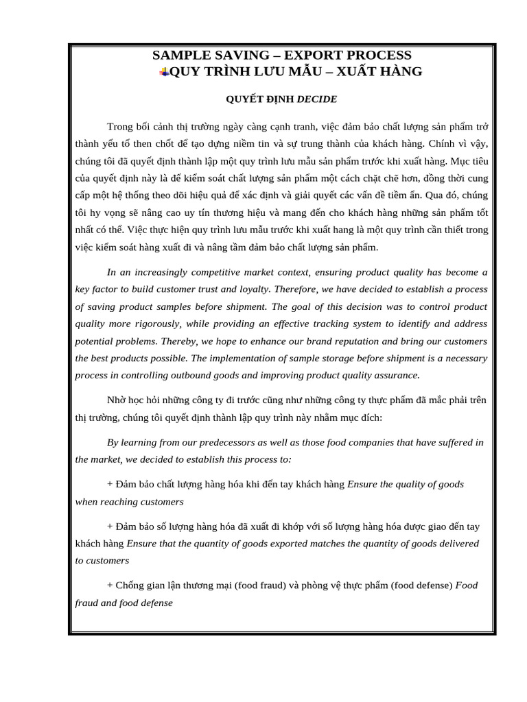 Sample Saving Process | PDF