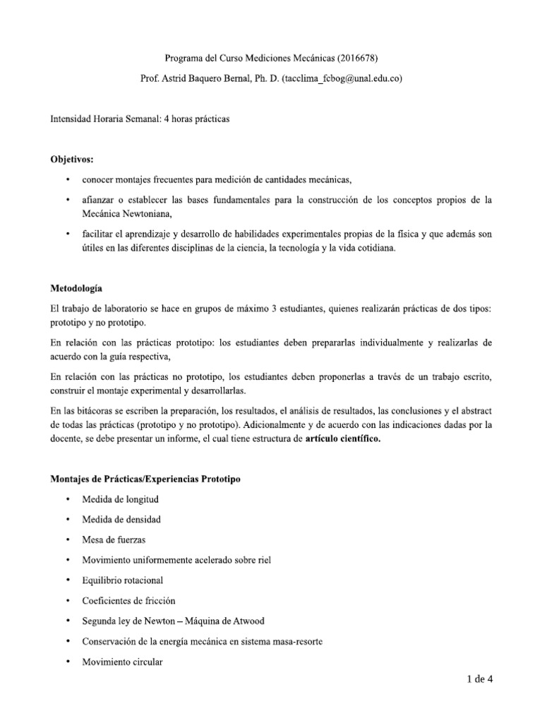 Programa Mediciones | PDF