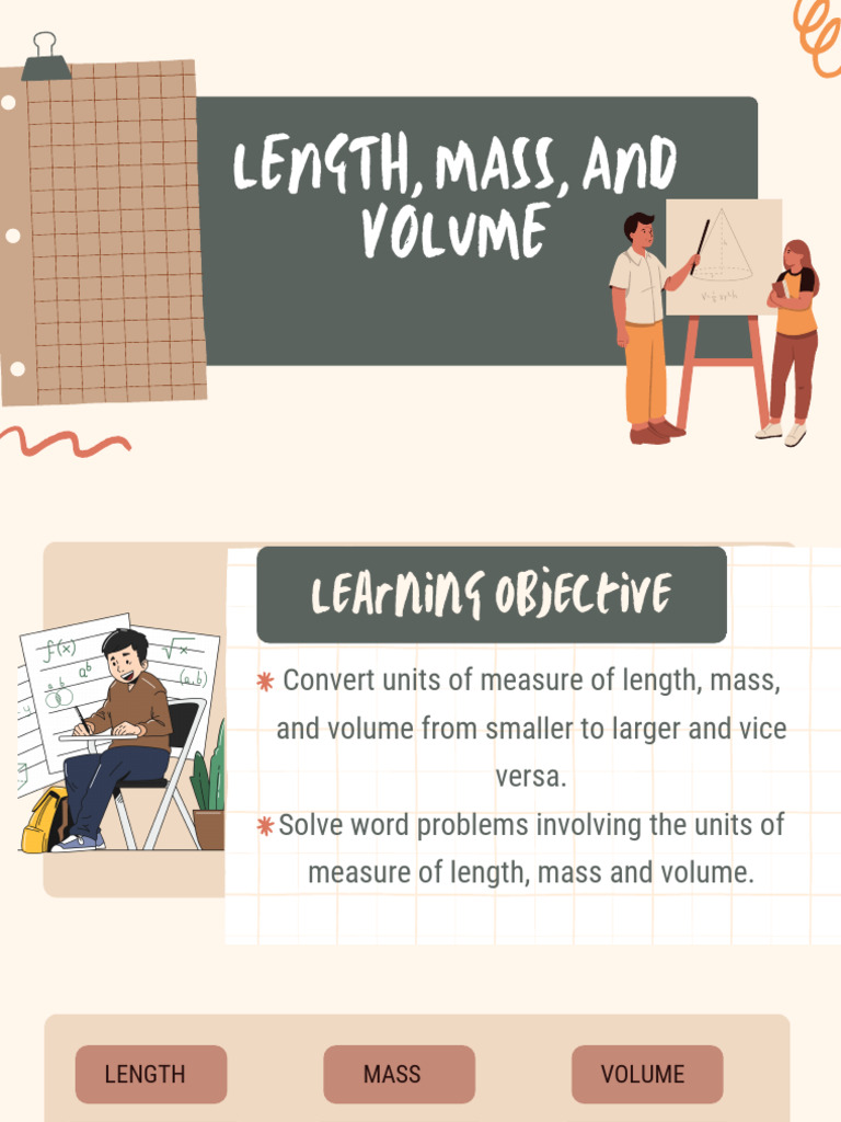 Length, Mass, and Volume | PDF | Litre | Volume