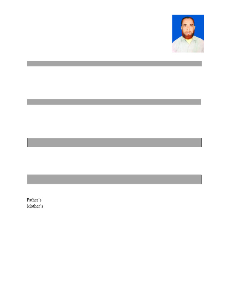 MD Mostafa Kamal CV With Sign | PDF