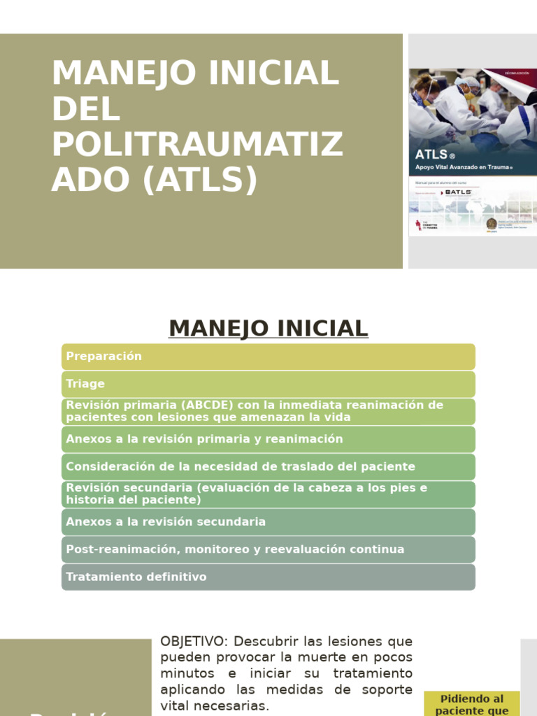Manejo Inicial Del Politraumatizado (Atls) | PDF