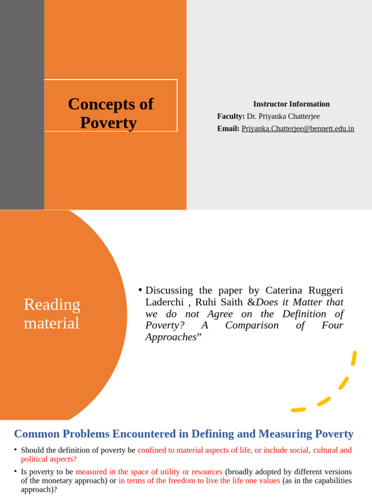 Approaches To Poverty | PDF | Poverty | Finance & Money Management