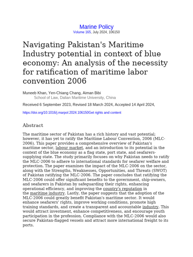 Marine Policy | PDF