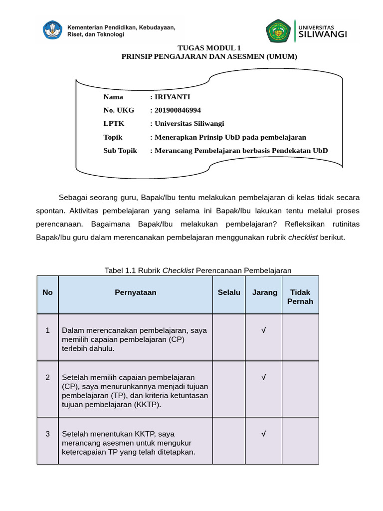 PPA Umum Topik 1 Teks1 | PDF | Career & Growth
