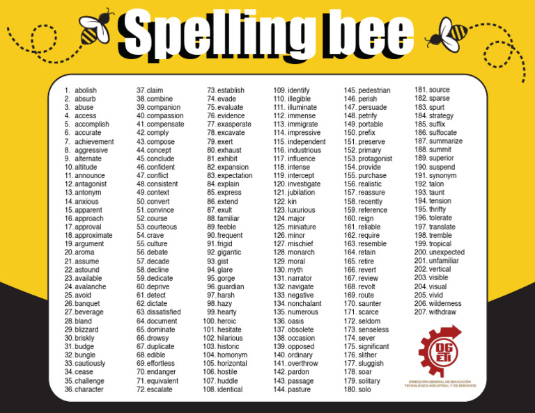 Word List Final | PDF