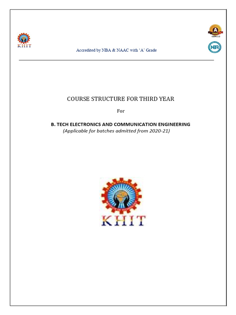 3-1 Course Structure & Syllabus | PDF