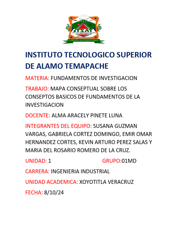 Funda, Emtos D La Invwstigacion | PDF