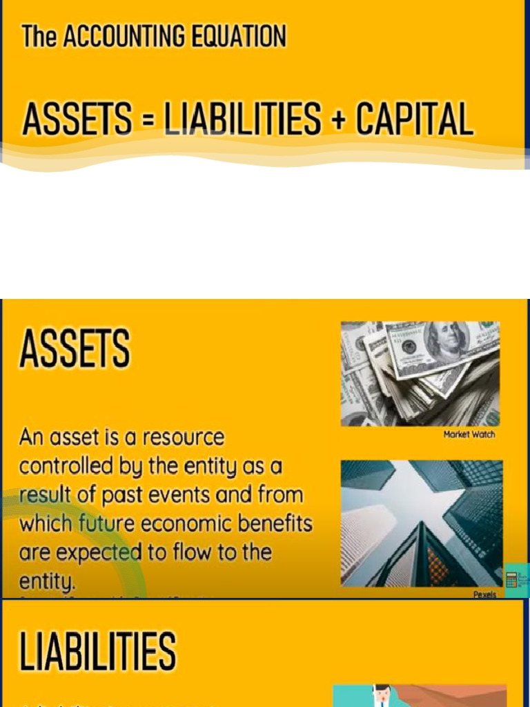 The Accounting Equation | PDF