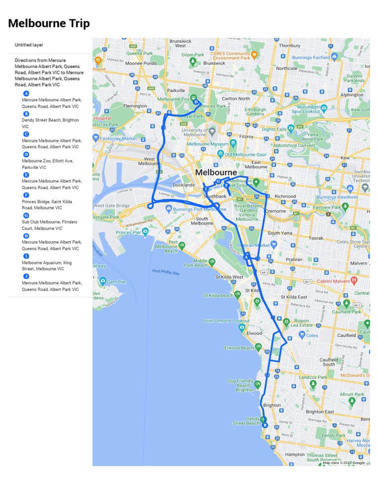 Melbourne Map | PDF