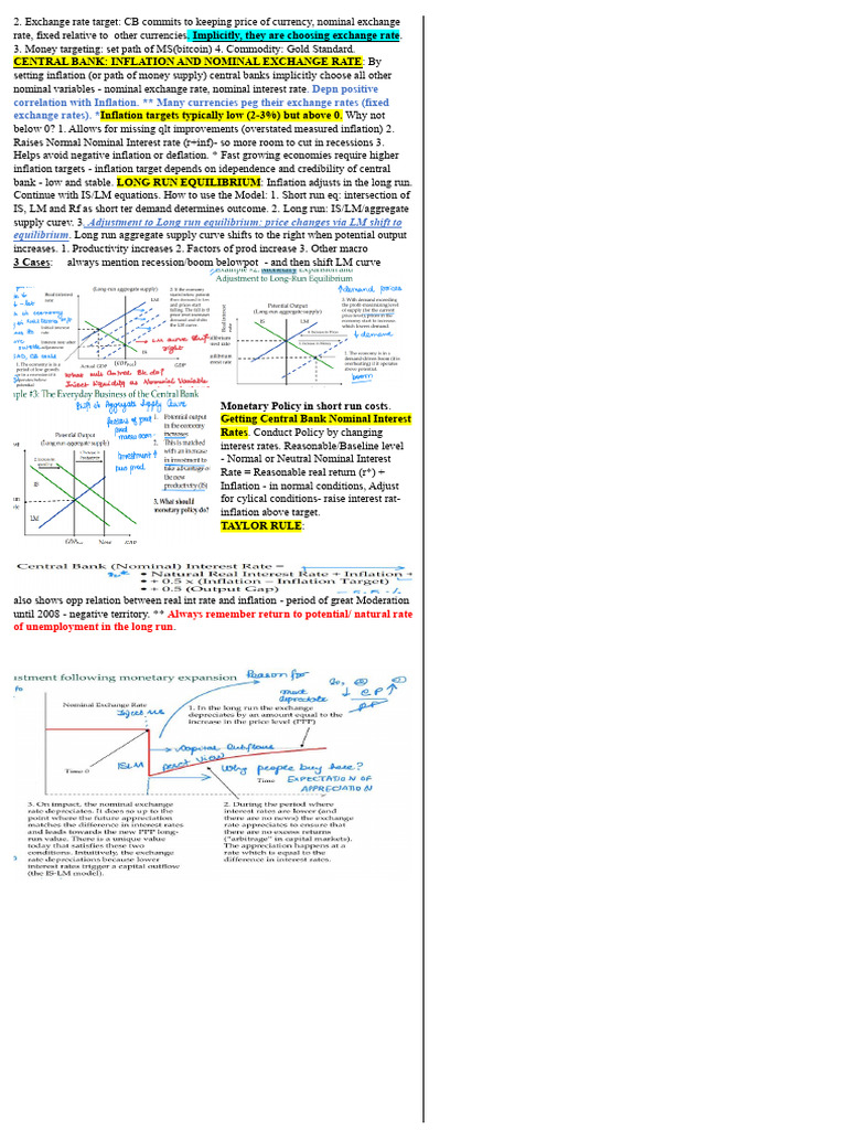 Macro Cheat Sheet 2 | PDF