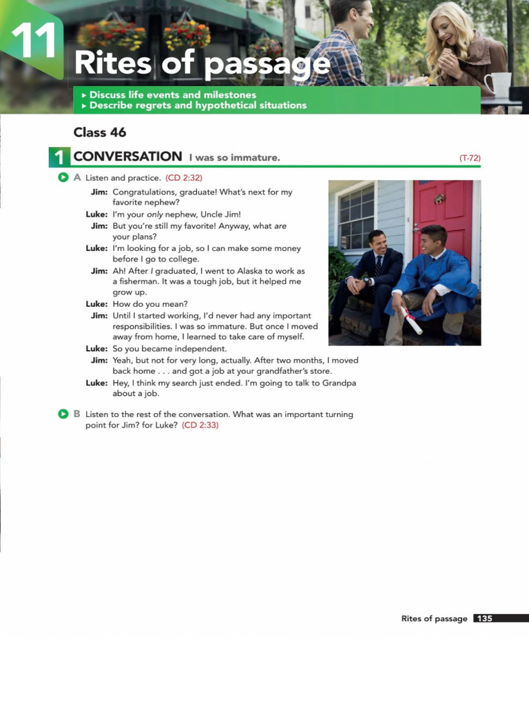 Interchange 5th Edition Student's book Level 3 Unit 11 | PDF