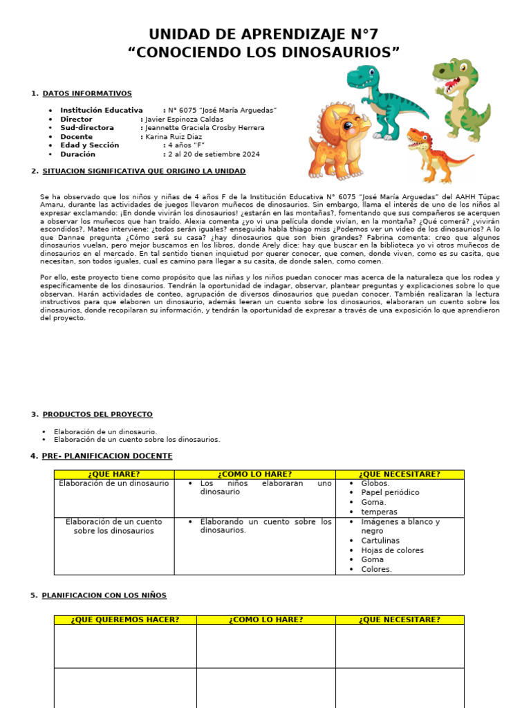 Conociendo Los Dinosaurios K Ver | PDF