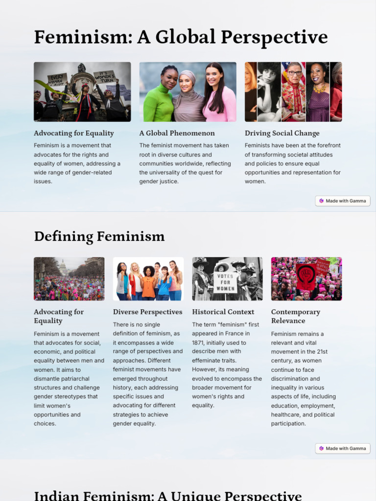 Feminism A Global Perspective | PDF