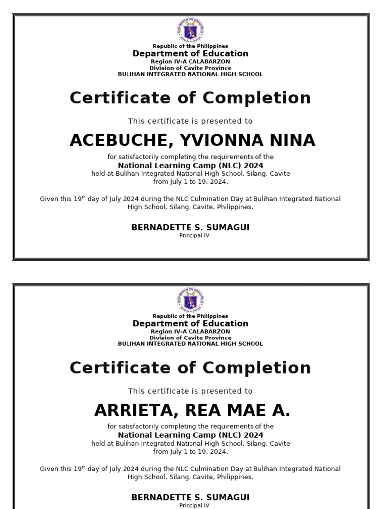 V2-NLC-Certificate-of-Completion - Learner G7 CONSOLIDATION SECTION 3 ...