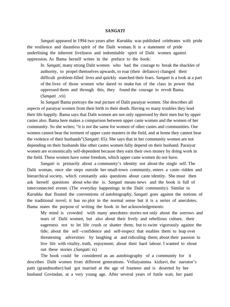 SANGATI | PDF