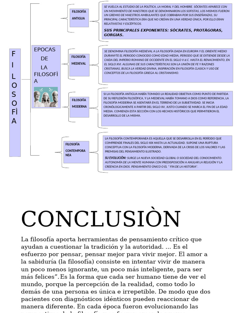 Èpocas de La Filosofìa. | PDF | Verdad | Ciencias sociales