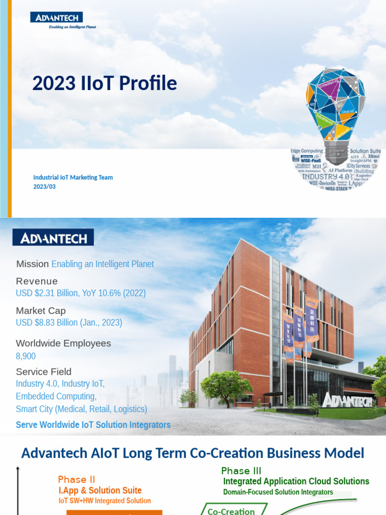 2023 Advantech IIoT Profile - April - V2 | PDF