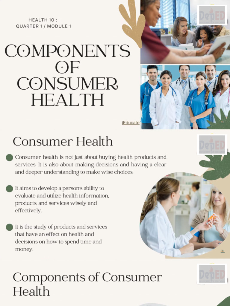 Q1 Component of Consumers Health | PDF