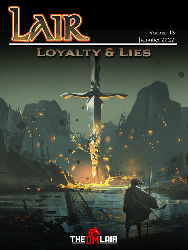Loyalty & Lies - Lair Magazine #13, January 2022 Issue | PDF