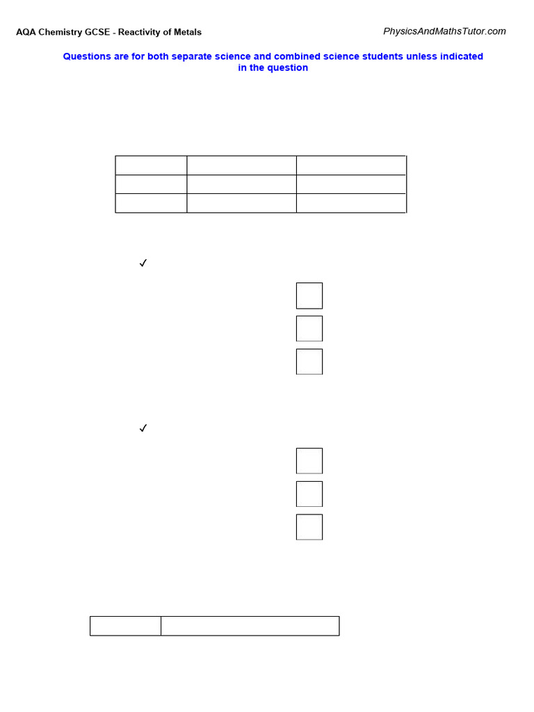 Reactivity of Group 1 Elements | PDF | Chemical Reactions | Metals
