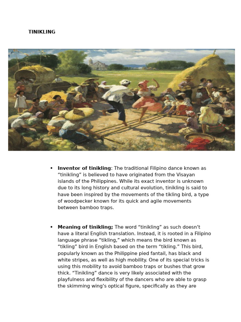 Tinikling | PDF