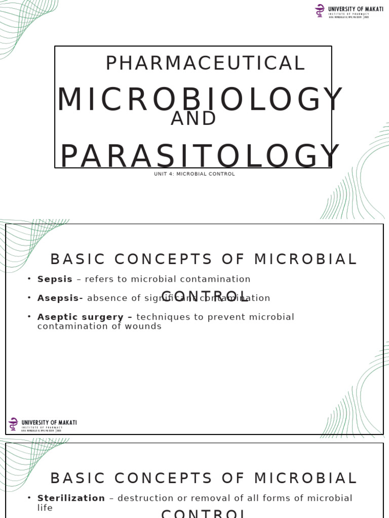 Module 4 Microbial Control | PDF