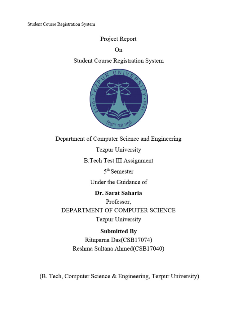 DBMS Project Report | PDF DBMS Project Report | PDF