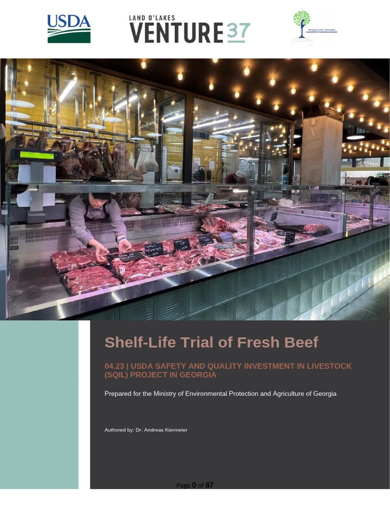 Georgia Beef Shelf Life Trial | PDF