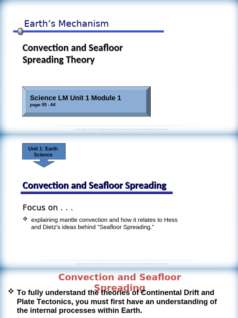 Lesson No. 8 Seafloor Spreading Theory 1 | PDF